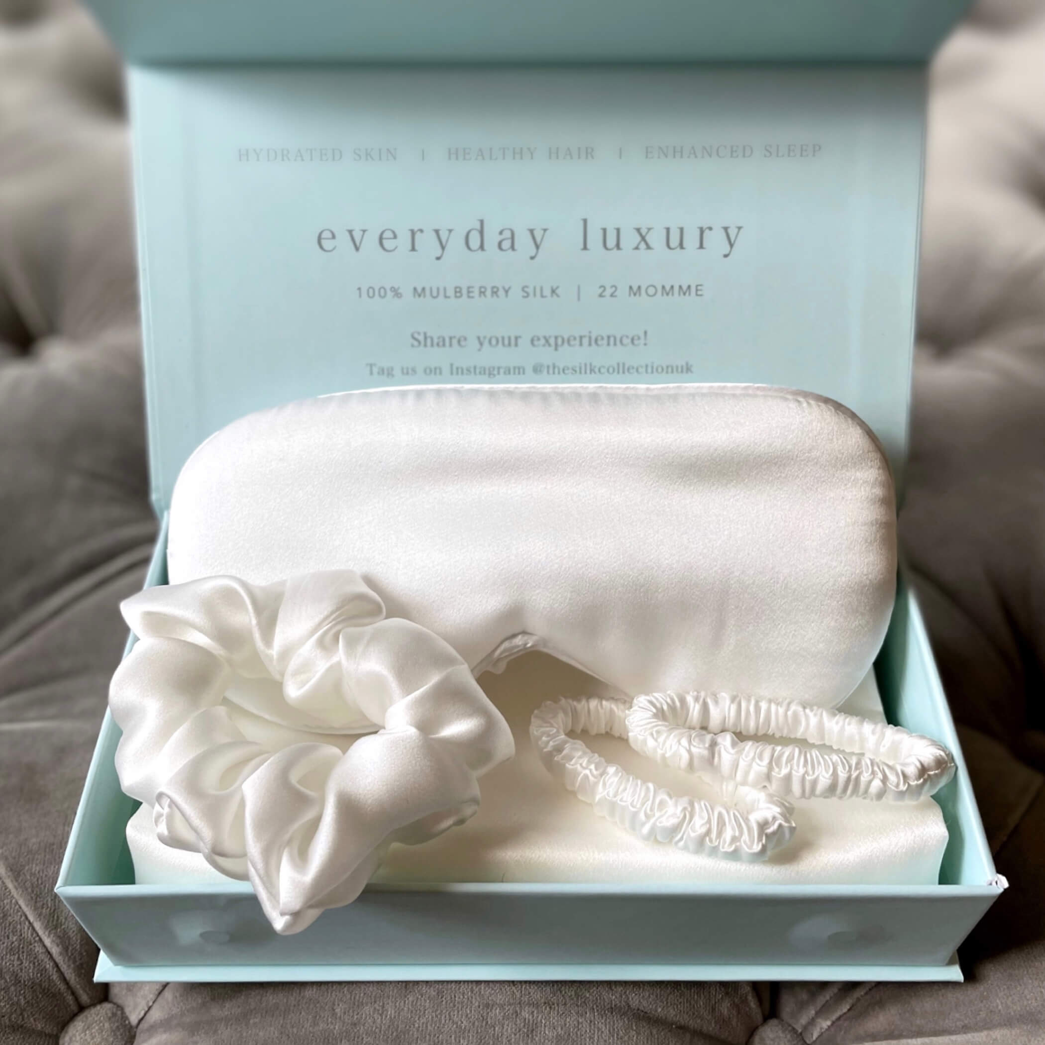 Silk Gift Sets UK | Luxury Silk Ritual Sets | 22 Momme Mulberry Silk ...