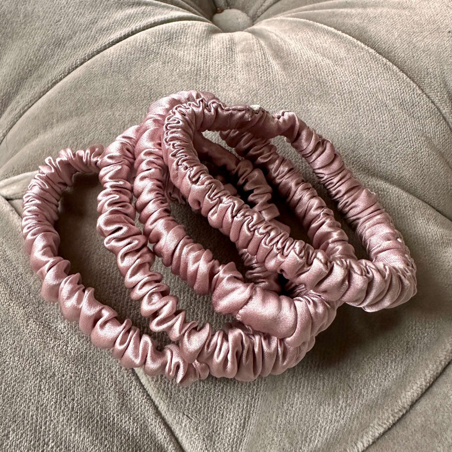 Silk Hair Ties | Silk Hair Bands | Silk Hair Bobbles – The Silk Collection