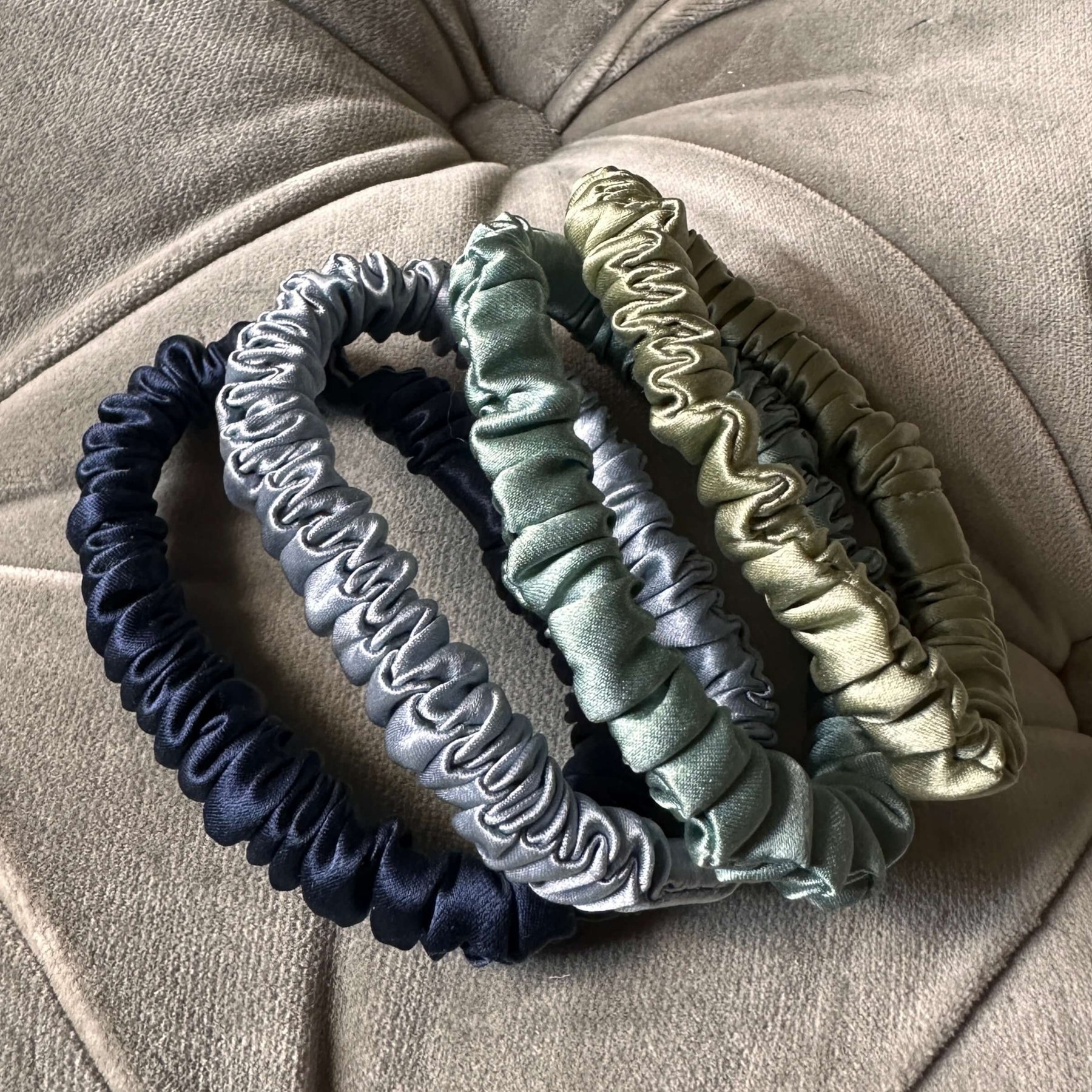 Silk Hair Ties | Silk Hair Bands | Silk Hair Bobbles – The Silk Collection